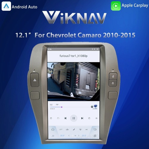 Quality VIKNAV 12.1" Car Radio For Chevrolet Camaro 2010-2015 Wireless Carplay Android for sale