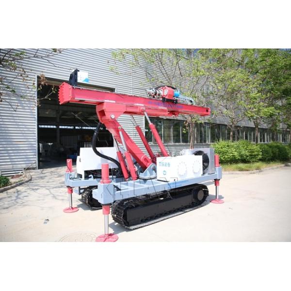 Quality Three Wing 100 Meter Crawler Mounted Anchor Drilling Rig for sale