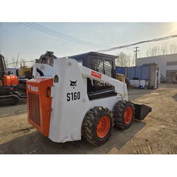 Quality Secondhand 100% Original Bobcat S160 Skid Steer Loader With 0.4m3 Bucket for sale
