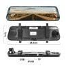 china 1080P 1O Inch Stream Media Dual Lens Car Video Dash Camera