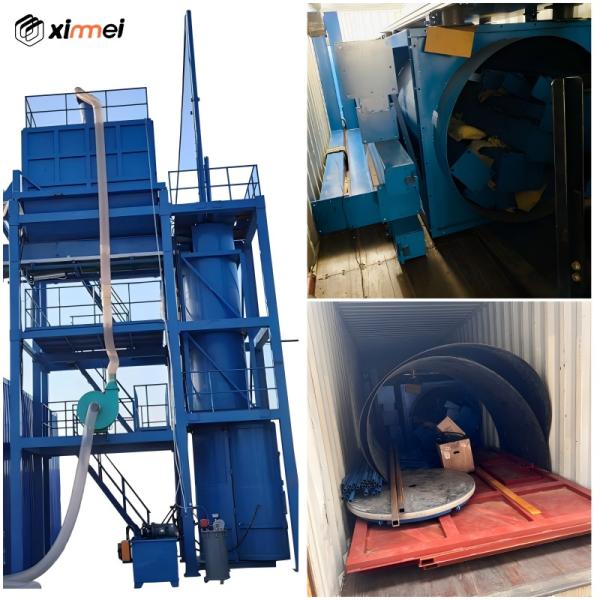 Quality Round Cylinder Steam Pressure Binder Molding Rebond Foaming Machine Single for sale