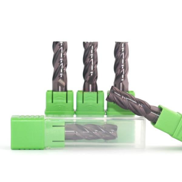 Quality 4 Flutes Corner Radius Cutter Solid Carbide Corner Rounding End Mill HRC60 for sale