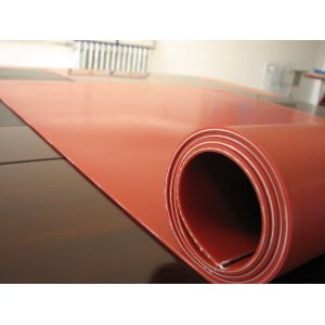 china Red Silicone Rubber Sheet 3mm Thickness High Temperature Resistant