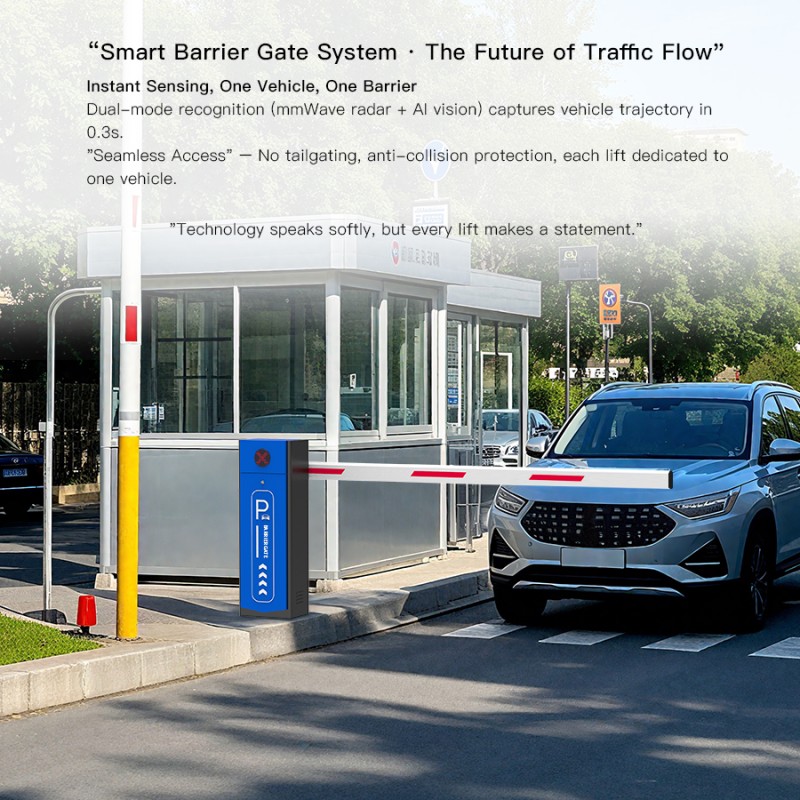 CW238 Automatic Barrier Gate - Front View