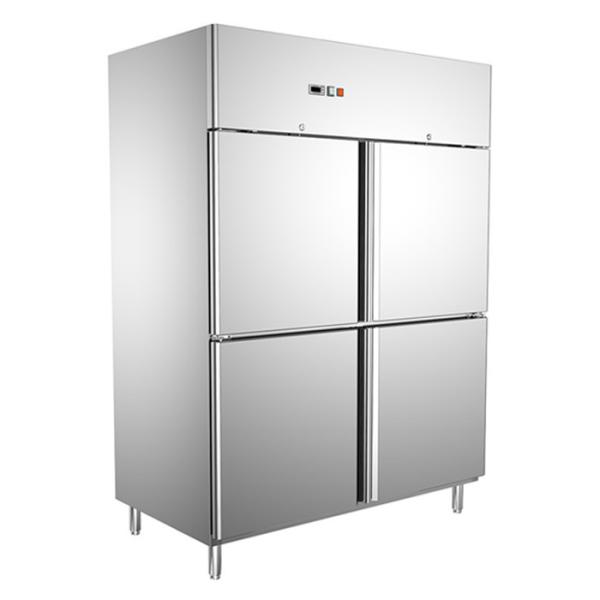 Quality 4 door 300W Commercial Stainless Steel Refrigerator Freezer for sale