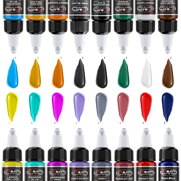 Quality Waterproof Tattoo Ink 1/2OZ Tattoo Pigments For Permanent Makeup for sale