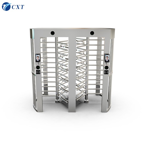 Quality Stainless Steel Full Height Turnstile with 90 Degree Partition Angle and IP65 Rating for Secure Access Control for sale