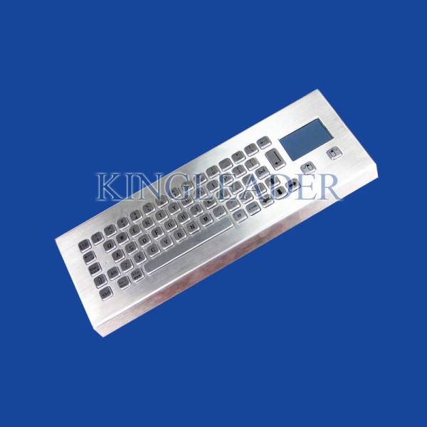Quality IP65 Rugged Mini Industrial Desktop Keyboard Metal With Touchpad for sale