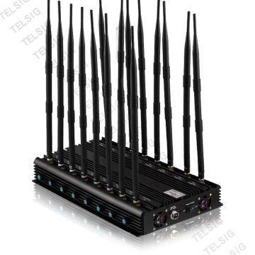 Quality Customized 16 Antenna Cell Phone Signal Blocker 10-50meters Desktop Signal for sale