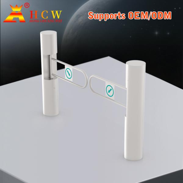 Quality Access Control Swing Barrier Turnstile RS232 Communication Port for sale