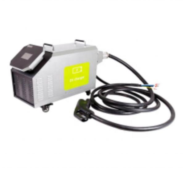 Quality 3IN1 Mobile Portable DC EV Charger Station with Advertisement Screen RDC 7KW 14KW 21KW for sale