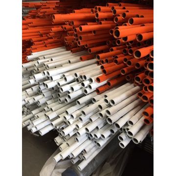 Quality 1/2" 3/4" PVC Coated Rigid Electrical Conduit Pipe 3.05M in Green , Orange for sale