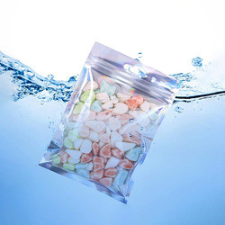 Quality Mylar Phone Case Holographic Zipper Bag PVC Holographic Printed Plastic for sale
