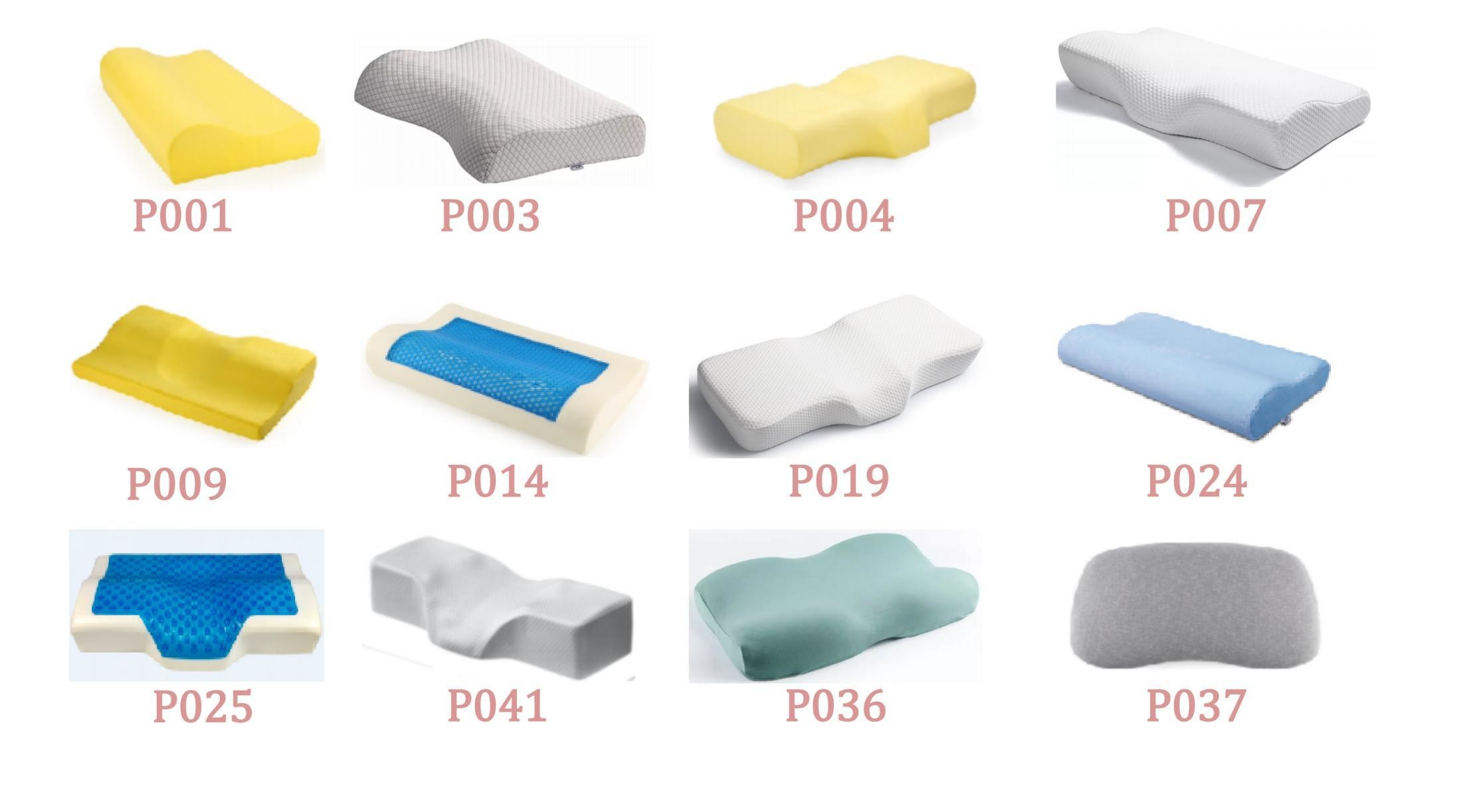 Quality Anti-Static Contour Memory Foam Pillow for Adjustable Orthopedic Sleeping and for sale