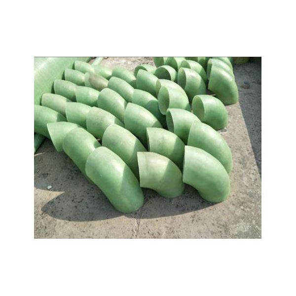Quality Industrial 45-135 Degree  GFRP FRP Elbow Fiberglass Pipe Fittings For Chemical Construction Water Supply for sale