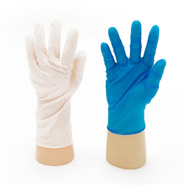 Quality EN455 XL Heavy Duty Blue Nitrile Disposable Gloves for sale