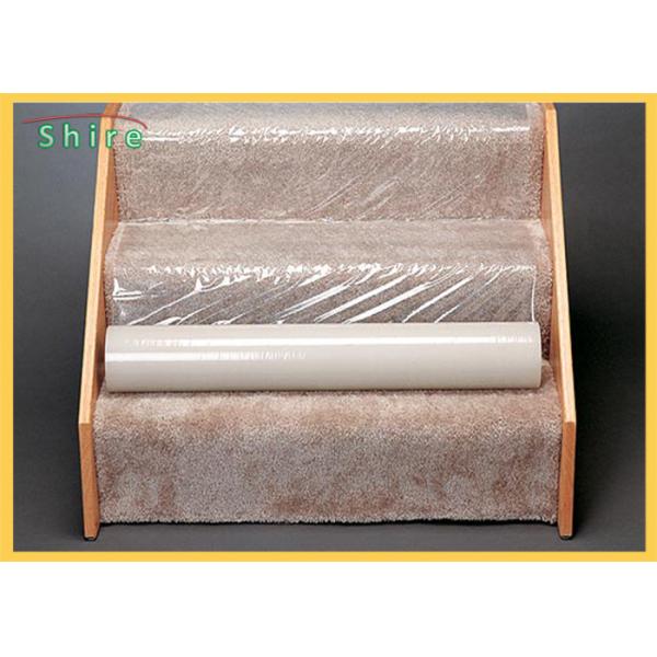 Quality Self Adhesive Carpet Protection PE Film Clear Plastic Carpet Protector for sale