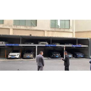 Quality Two Levels Commercial Parking Lifts Rope Drive Puzzle Car Parking System for sale