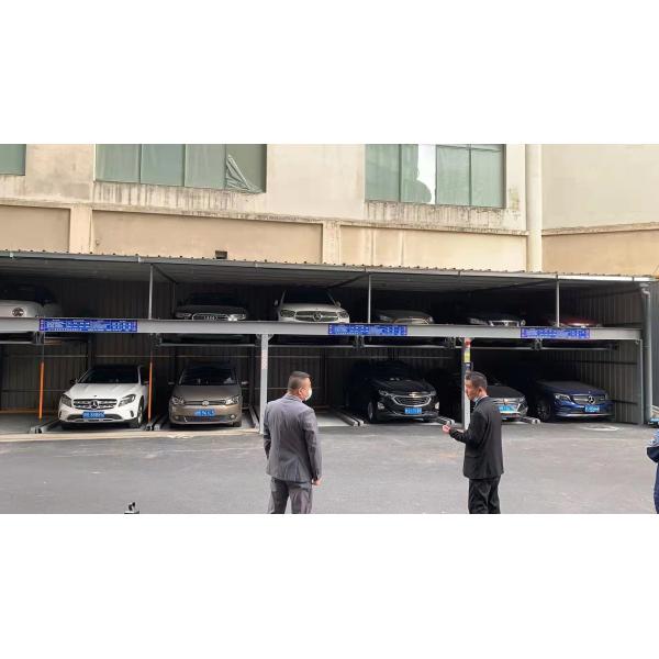 Quality Two Levels Commercial Parking Lifts Rope Drive Puzzle Car Parking System for sale
