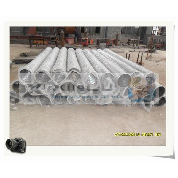 Quality Wedge Wire Water Well Screen Pipe 114mm Diameter Non Clogged For Dewatering for sale