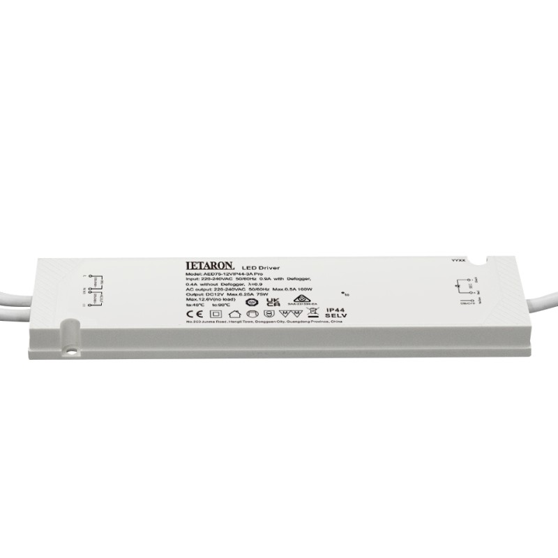 Letaron 75W 12V LED Driver installation view