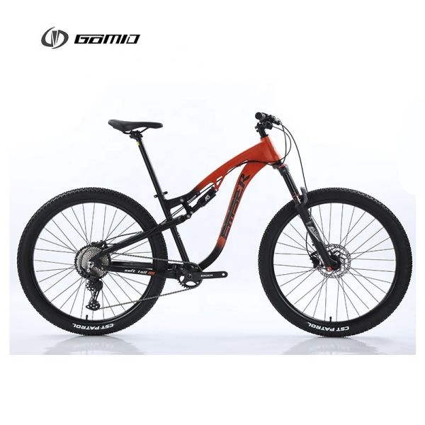 Quality GOMID SHIMANO gear cycle full suspension Trail mountain bike Custom 29 Inches thru axle Bicycle with Travel 140mm 29