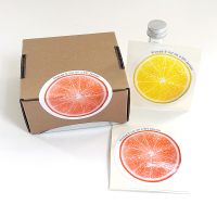 Quality Wholesale Custom Round Waterproof Food Private Label Fruit Labels Bottle Glass for sale