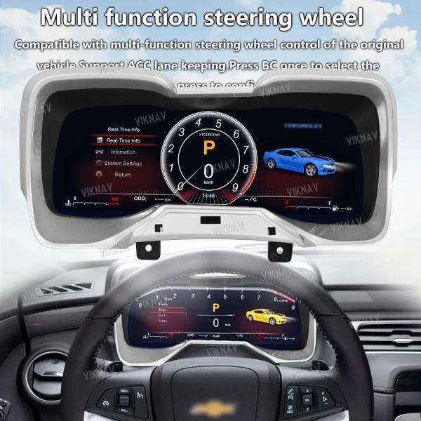 Quality VIKNAV CockPit LCD Speedometer Car Instrument Cluster For Chevrolet Camaro 2010 for sale