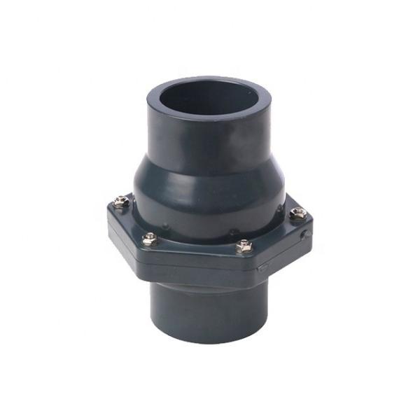 Quality 4" PVC Non Return Swing Check Valve STANDARD Length and PP Ball for Sump Pump for sale