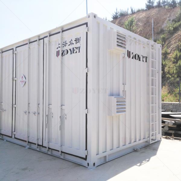 Quality Outdoor Gas Cylinder Storage Container with Intelligent Monitoring System and Customized Design for Gas Leak Detection for sale