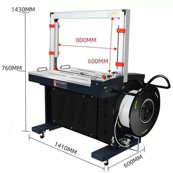 Quality 400W/3A Automatic Durable Bundle Tying Machine for Carton and Box PP Strapping for sale