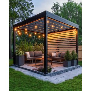 Quality Aluminum Outdoor Sunshade Canopy for Patio Balcony or Garden Premium Pavilion for sale
