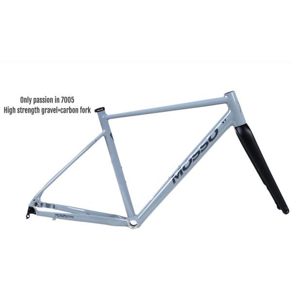 Quality Wide Tire Stock Gravel Bike Frame 700x45c Lightweight Beach Bicycle for sale