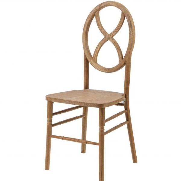 Quality NO Folded Solid Wood Material Stackable Banquet Chairs for Hotel Furniture Round for sale