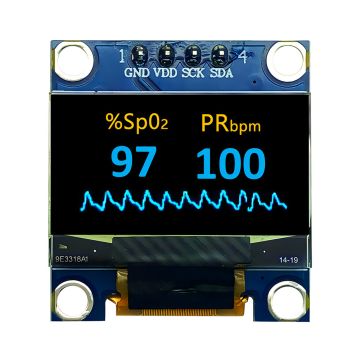 Quality 0.96 Inch 128x64 Dot Matrix OLED Display Module 4-Pin I2C Interface for sale