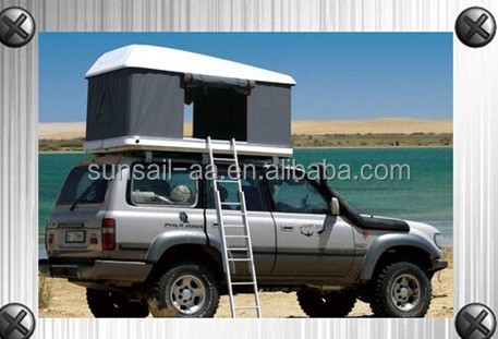 Quality Automatic Hard Shell Fiber Glass Car Roof Top Tent for Waterproof Camping for sale