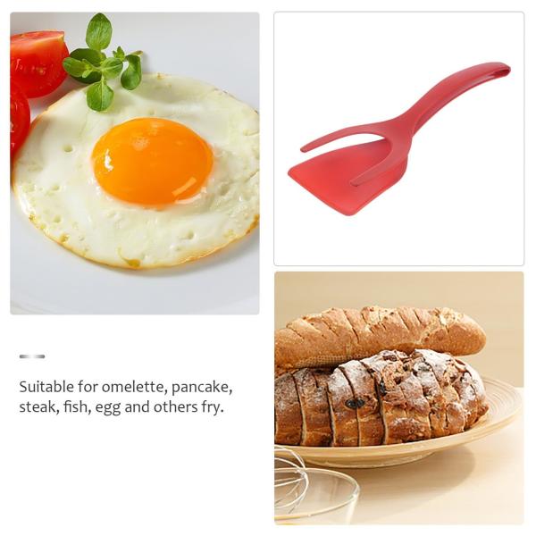 Quality Fruit Vegetable Tools Type 2 In 1 Spatula Tong PPA Material Grip and Flip Egg for sale