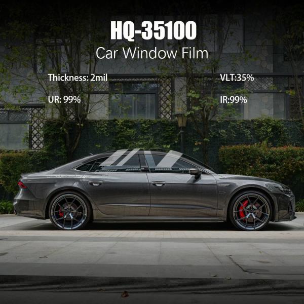 Quality HQ-35100 IR 99% UR 99% Automotive Window Film For Optimal Heat Rejection And Energy Efficiency for sale