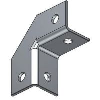 Quality 90° channel connectors welded reinforced for sale