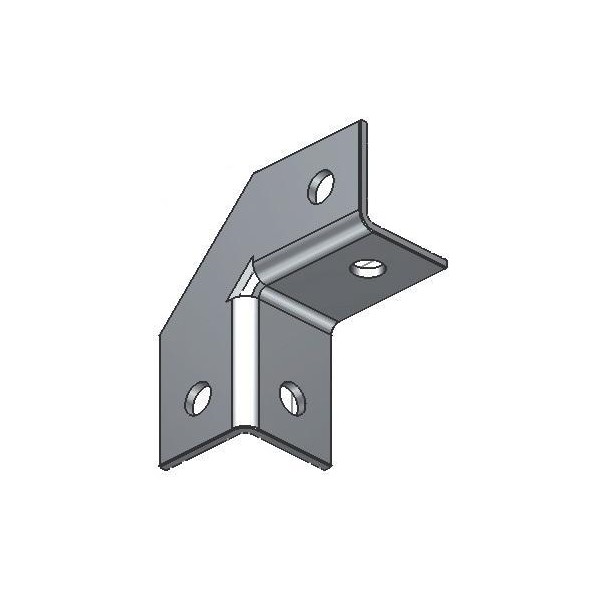 Quality 90° channel connectors welded reinforced for sale