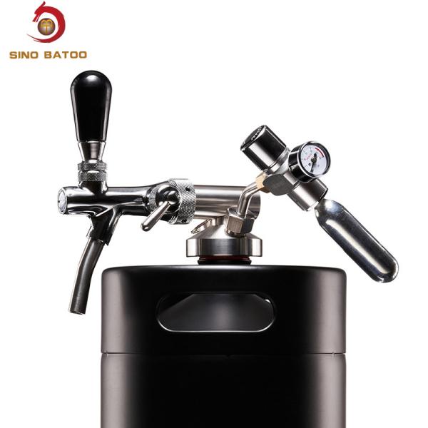 Quality Carbonated Pressurized 5L Mini Keg Beer Dispenser CO2 System for sale
