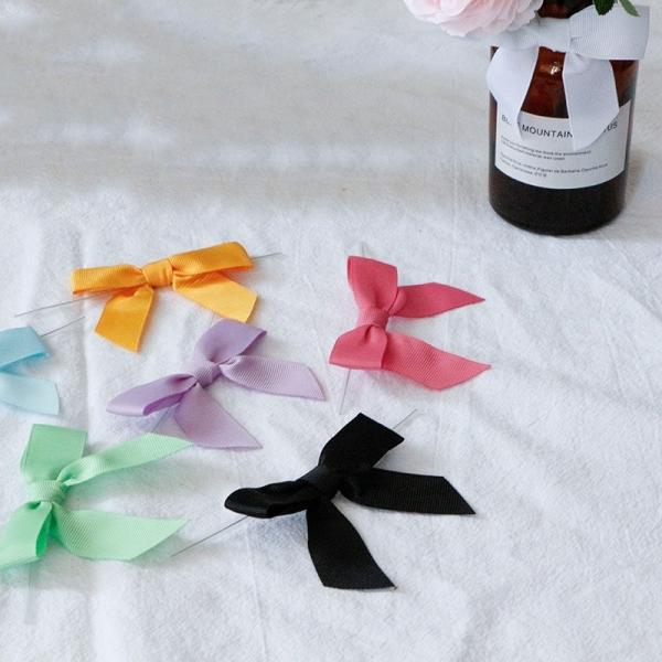Quality MSD Grosgrain and Satin Ribbon Bottle Bow Decoration Customize Size Ribbon Bow for sale