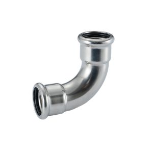 Quality Plumbing Materials Stainless Steel Press Pipe Fittings M Profile 90 Degrees for sale