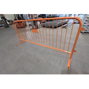 Quality Temporary Perimeter Fencing\Blue Portable Crowd Control Barriers Fence With Flat for sale