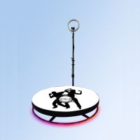 Quality Remote Control 360 Selfie Photo Booth LED Tube Rotating Ring Light Photo Booth for sale
