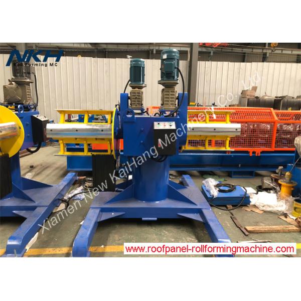 Quality Twin Head Driven Un Coiler Color Customized For Boltless Roofing Roll Former for sale