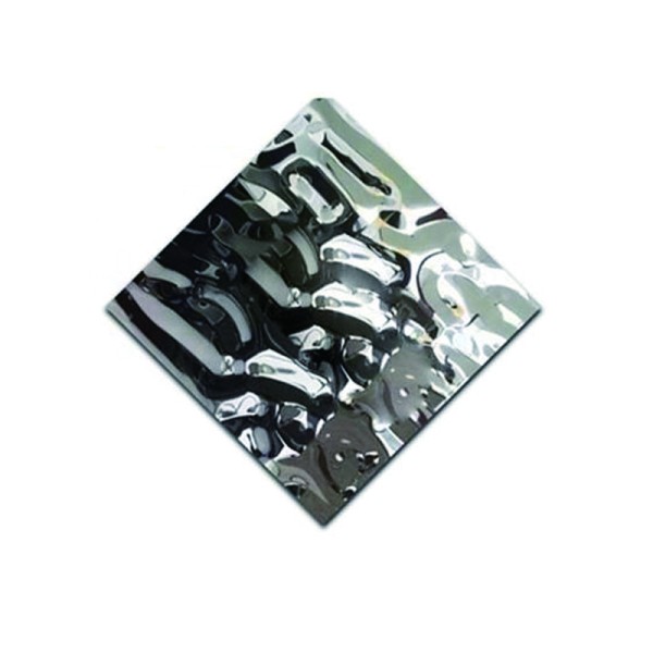 Quality No3 Surface Finish Water Ripples Decorative Stainless Steel Sheet Metal Wall Panel Processing Provide Steel Process Service for sale