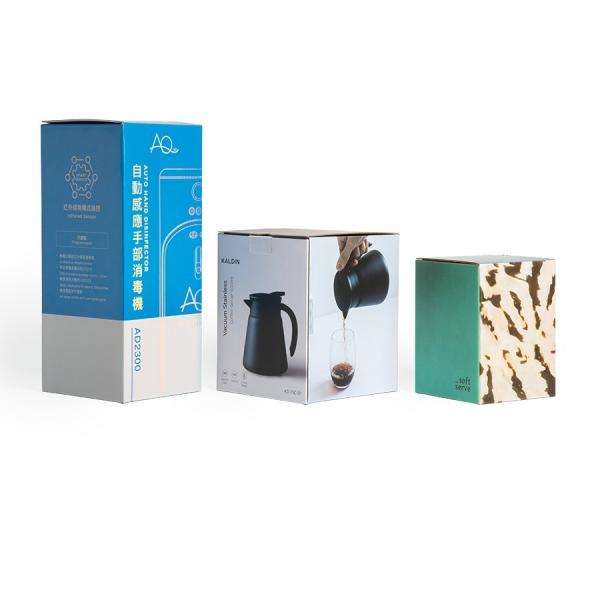 Quality CMYK 4 Color Offest Printed Kettle Packaging with Custom Tuck End Bottom Boxes for sale