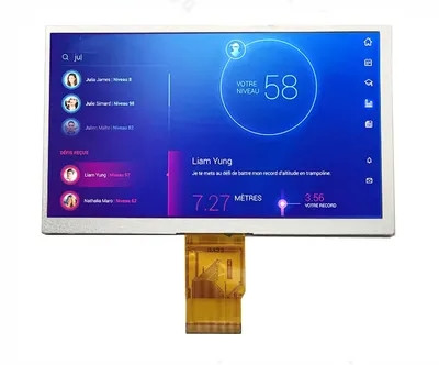 Quality NV3030B LED Backlit TFT LCD Display 7 Inch IPS TFT Display 800×480 Pixels for sale