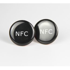 Quality 30mm Printed NFC RFID Hard Tag Epoxy For Mobile Phone for sale
